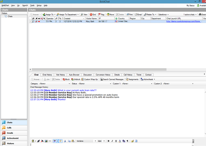 BoldChat Live Chat Software
