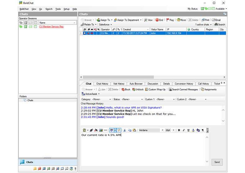 BoldChat Live Chat Software